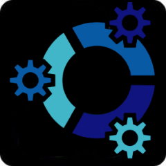 Notebook-Sticker - kubuntu - schwarz | Notebook Aufkleber | Aufkleber ...