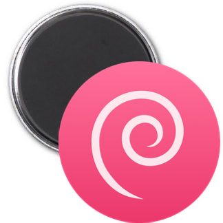 Magnet - Debian Logo einfach | Magnete | Linux Shop - Linux Onlineshop ...