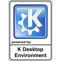 Notebook-Sticker - KDE Nr.1 | Notebook Aufkleber | Aufkleber | Linux ...