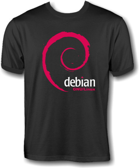 T-Shirt - Debian | T-Shirts | Bekleidung | Linux Shop - Linux ...